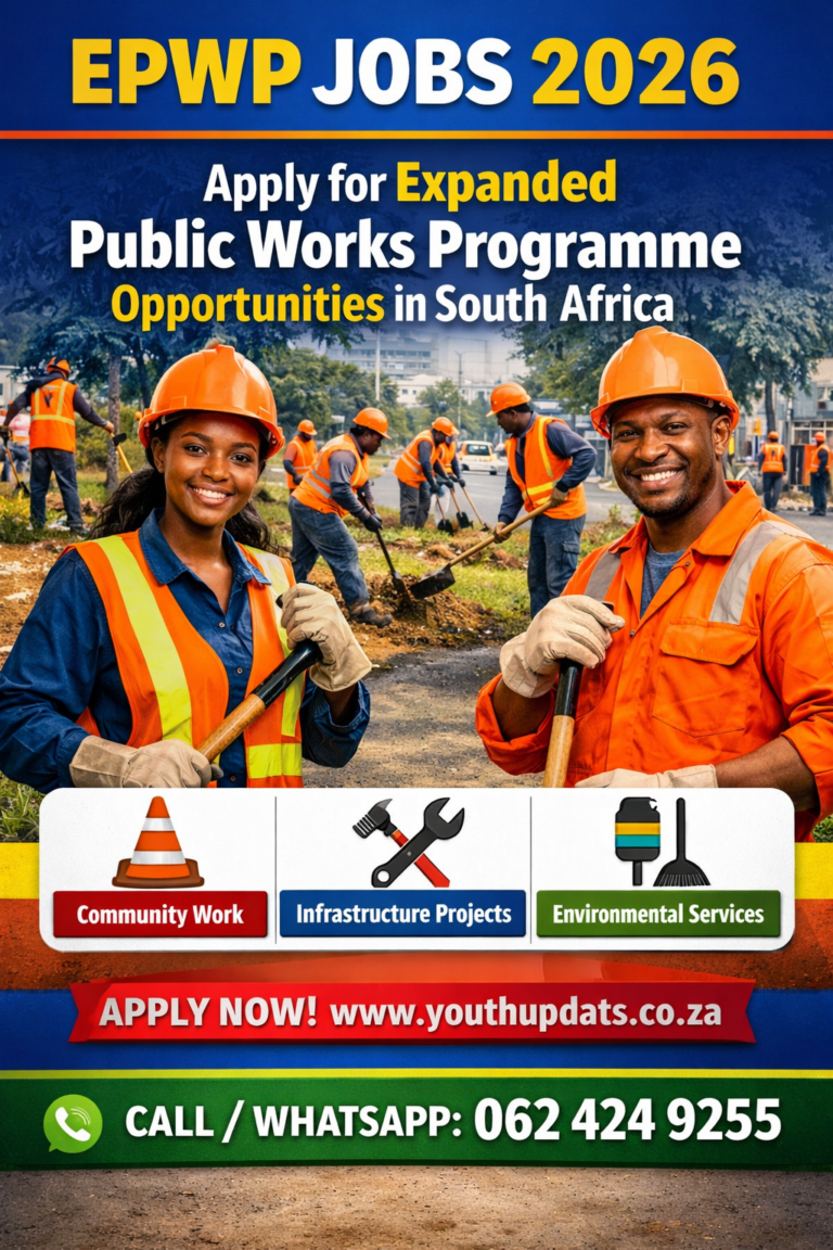 EPWP Jobs 2026 - YOUTH UPDATES